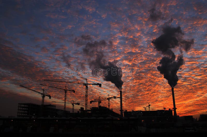 Factory smoke stock image. Image of manufacture, city - 2015635