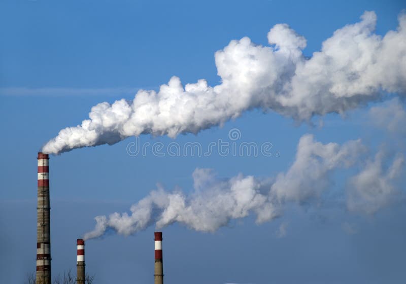 Factory smoke stock image. Image of pipe, smoke, environment - 28673379