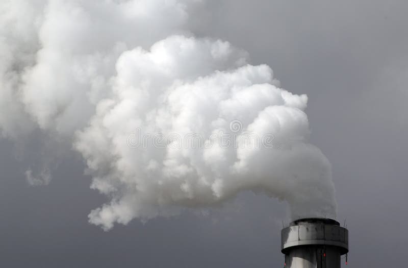 Factory smoke stock image. Image of smoke, pollution, chimney - 3878719