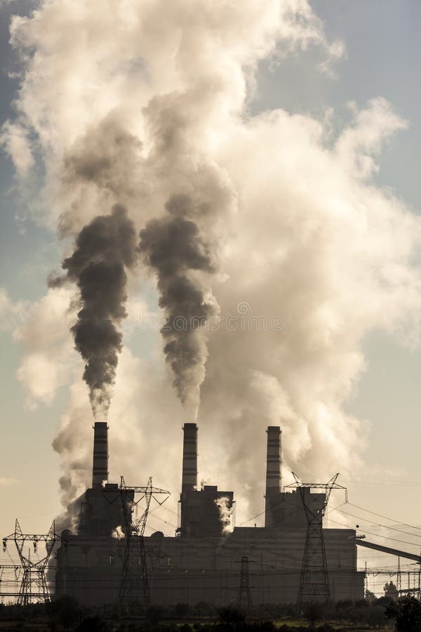 Factory Smoke stock image. Image of physical, carbon - 87822605