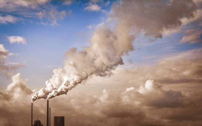 Factory smoke stock image. Image of energy, power, dramatic - 54913729