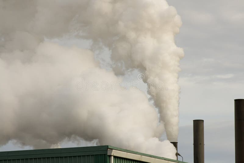 Factory Smoke Stacks stock image. Image of factory, chimney - 12054855