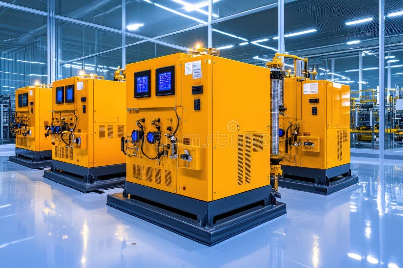 Factory Standby Power Backup with Two Diesel Generators in Generator ...