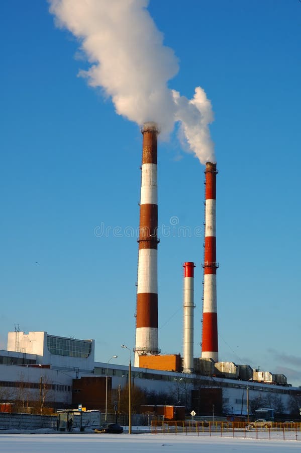 Factory steam stock photo. Image of smoke, steam, pipe - 8660622
