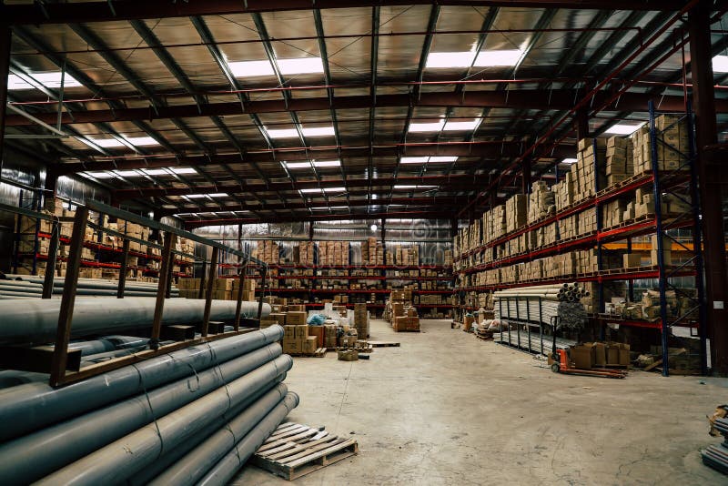 Factory Storage , Factory from Inside, Stock Image - Image of empty ...