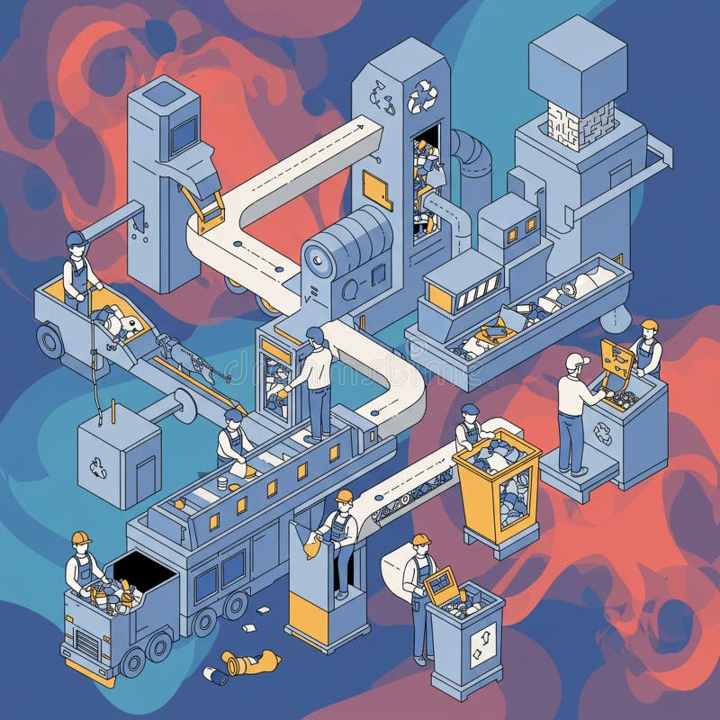 Machine Assembly Line Stock Illustrations – 24,016 Machine Assembly ...