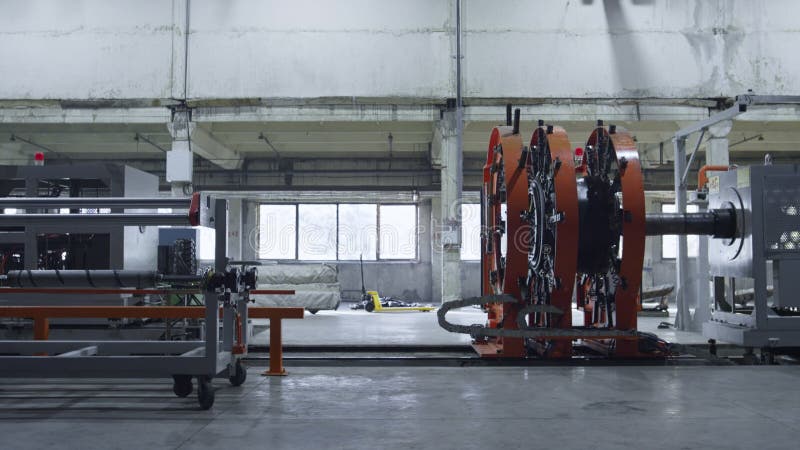 Tyre Production Modern Machinery Operating by Worker at Technological ...