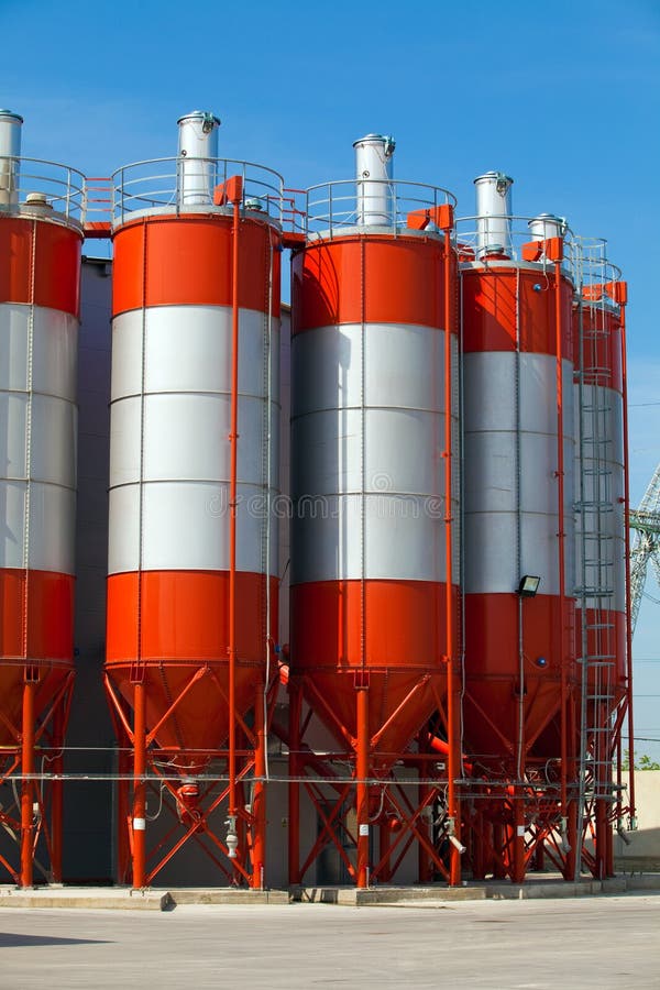 Factory towers stock photo. Image of factory, storage - 14724784