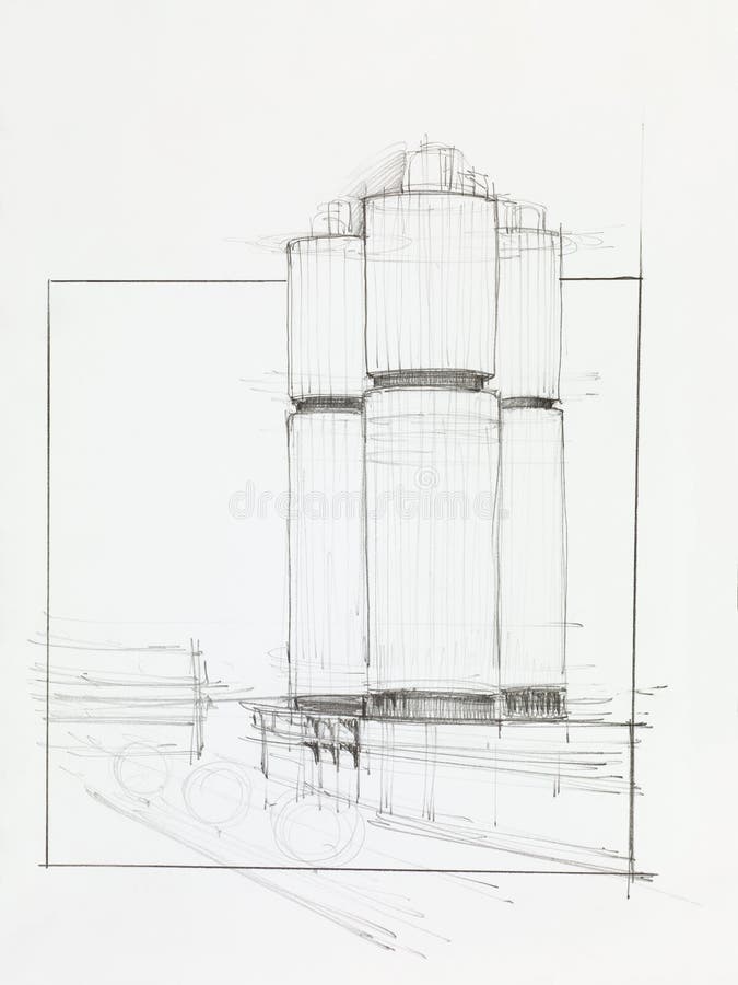 Factory towers stock illustration. Illustration of factory - 42978316