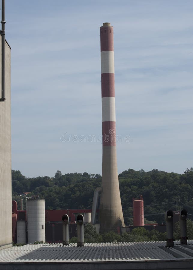 Factory Vent or Factory Chimney Stock Image - Image of business ...