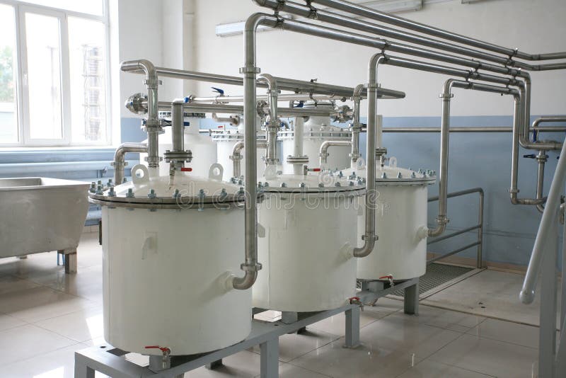 Factory of Vodka Production Stock Image - Image of aluminum, aluminium ...