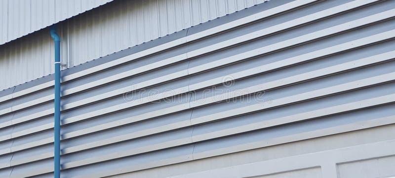 The Factory Walls are Designed As Cement Walls Mixed with Metal Sheets ...