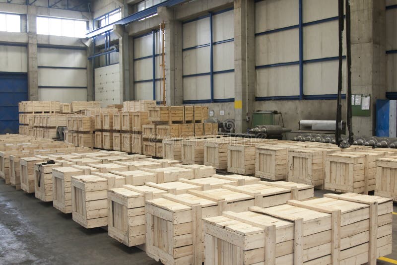 Factory Warehouse. stock image. Image of deliver, wharehouse - 4802543