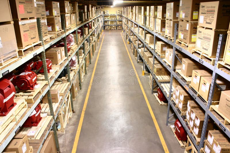 Warehouse Interior stock image. Image of merchandise - 11077685