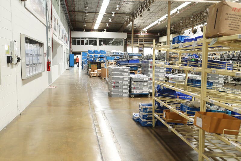 Factory Warehouse Area in Thailand Editorial Stock Photo - Image of ...