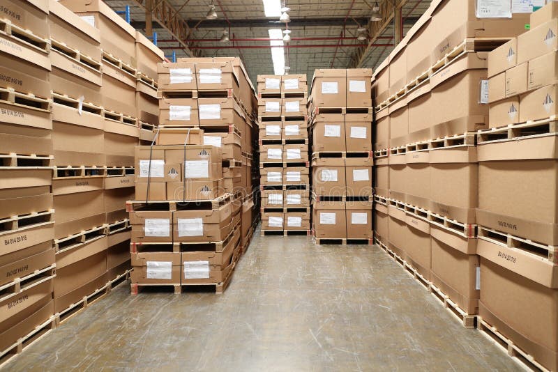 Factory Warehouse Area in Thailand Editorial Image - Image of factory ...