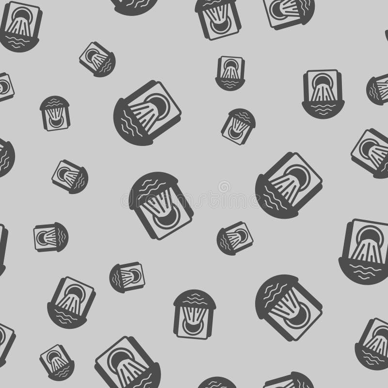 Factory Waste Drain Pipe and Dirty Water Solid Seamless Pattern ...