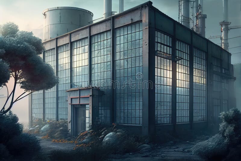 A Factory, Where Plastic Windows are Being Produced on an Industrial ...