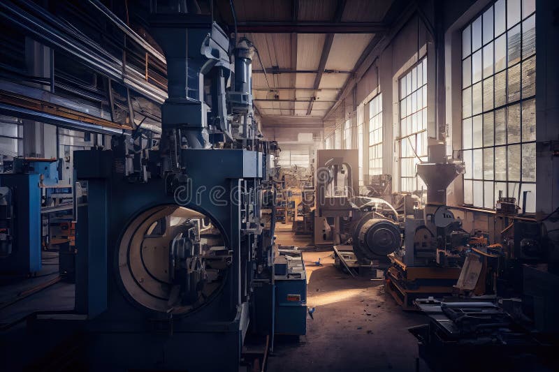 Factory, Where Plastic Windows are Produced with the Help of Modern ...