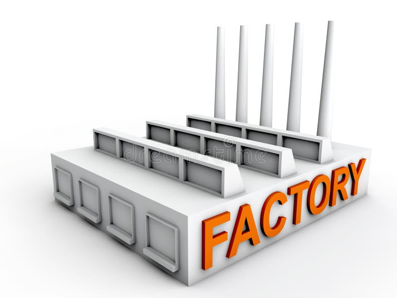 Factory stock illustration. Image of work, factory, jobs - 35060973