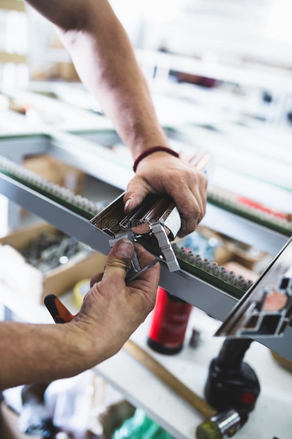 Factory work close up stock photo. Image of industrial - 124462966
