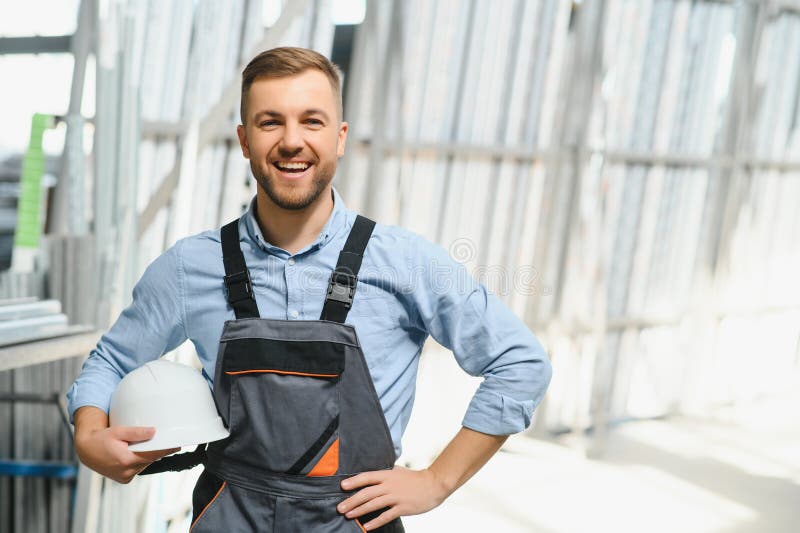Factory Worker. Man Working on the Production Line. Stock Photo - Image ...