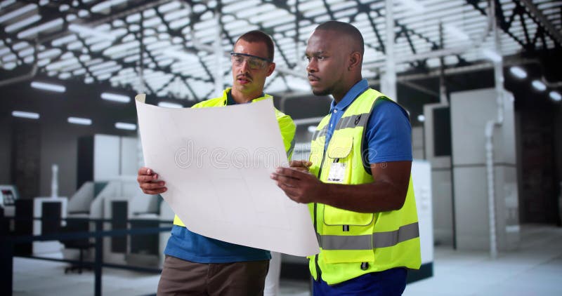 Factory Worker Osha Inspection Stock Photo - Image of delivery, worker ...
