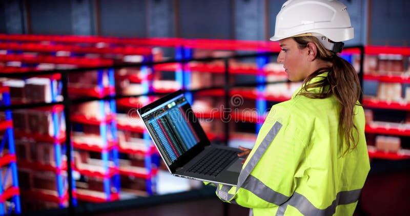 Factory Worker Osha Inspection Stock Image - Image of women, inspection ...