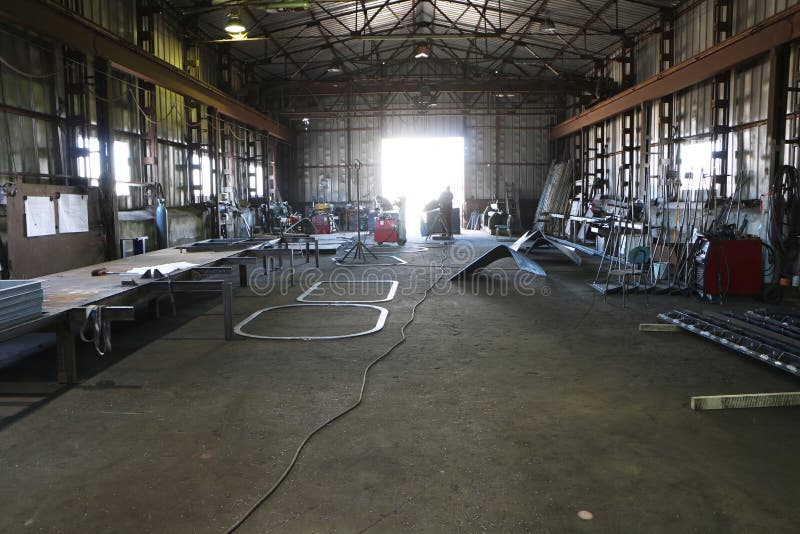 Factory Workers at an Industrial Facility Stock Image - Image of ...