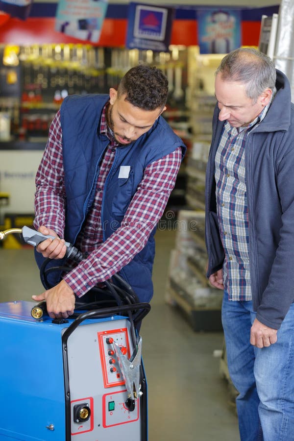 Factory Workers in Process Working on Equipment Stock Photo - Image of ...