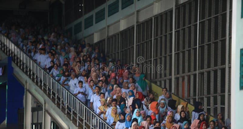 Factory Workers Queue Up for the Canteen, Which is Located Below the ...