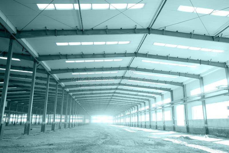 Factory Workshop, Steel Structure Stock Photo - Image of factory ...