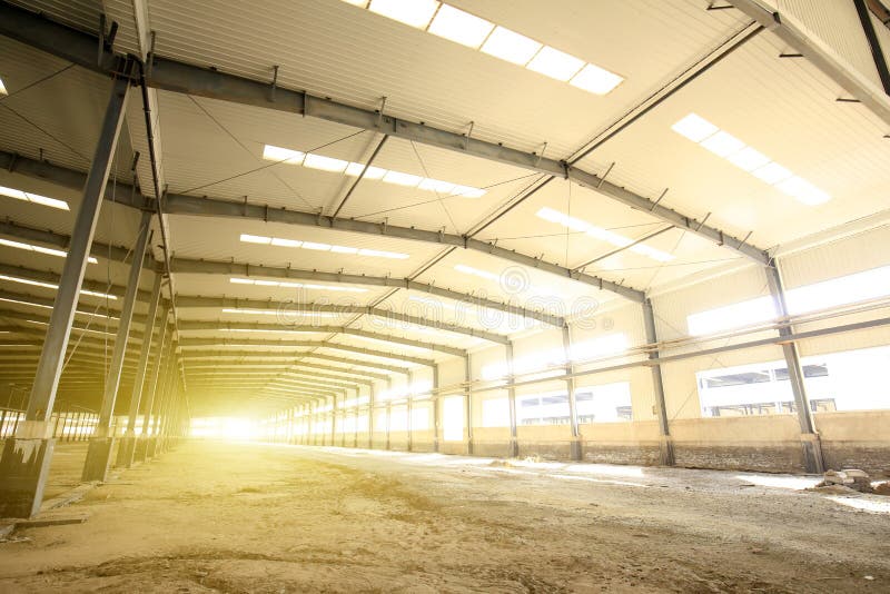 Factory Workshop, Steel Structure Stock Photo - Image of factories ...