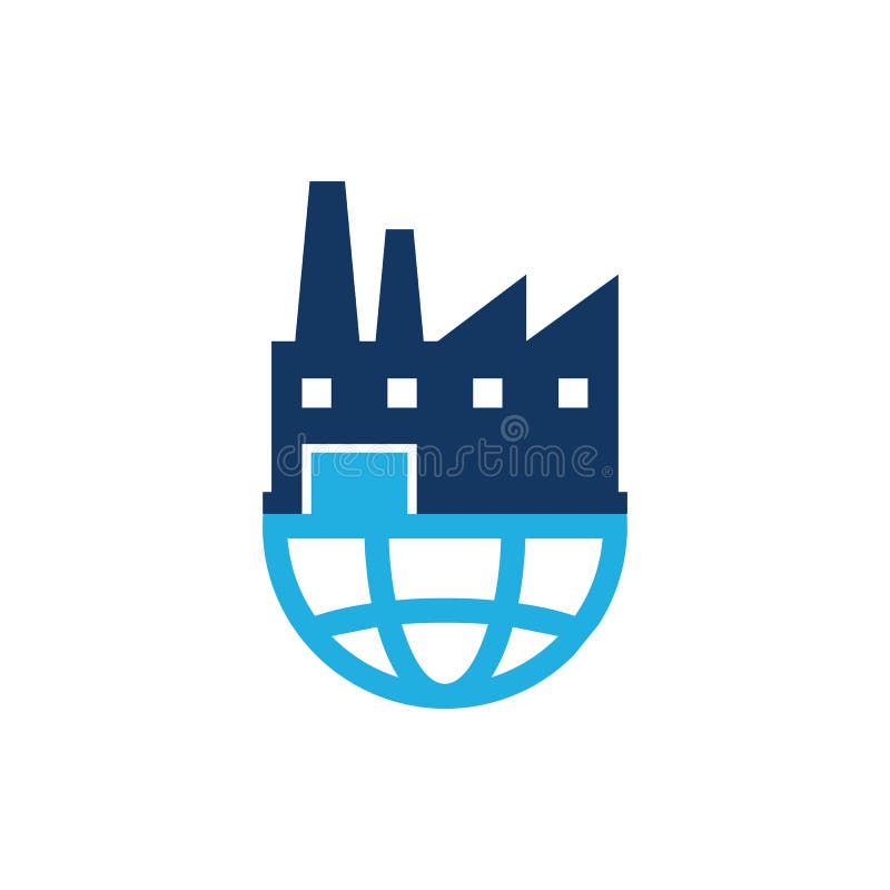 World Factory Logo Icon Design Stock Vector - Illustration of abstract ...