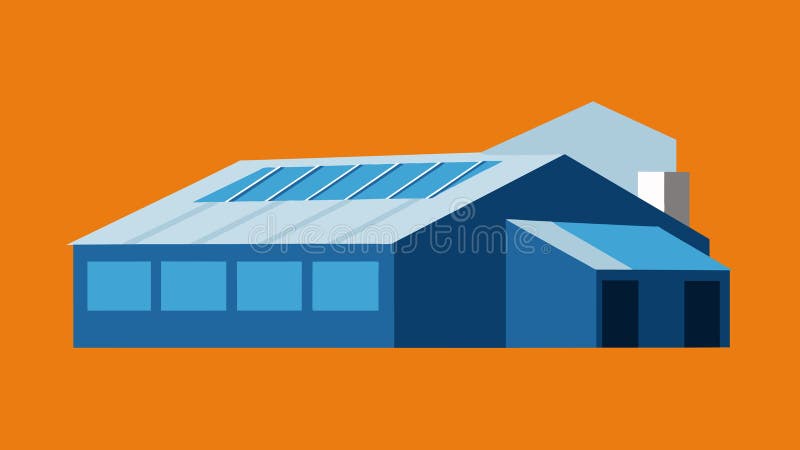 The Factorys Roof is Covered in a Layer of Reflective Material Designed ...