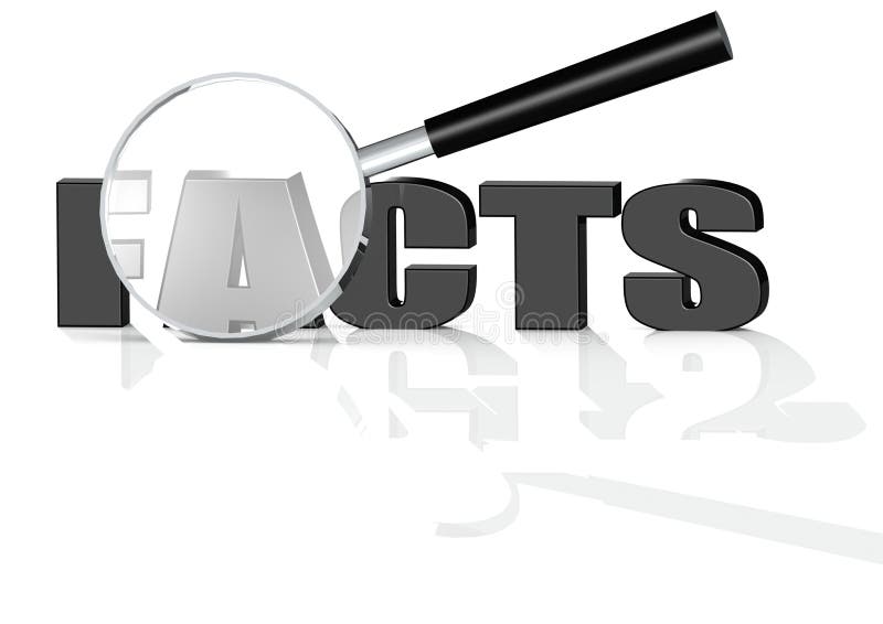 3d facts over myths stock illustration. Illustration of fiction - 28363079