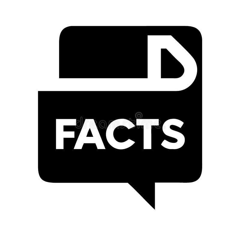 Facts Icon Information and Knowledge Symbol Stock Illustration ...