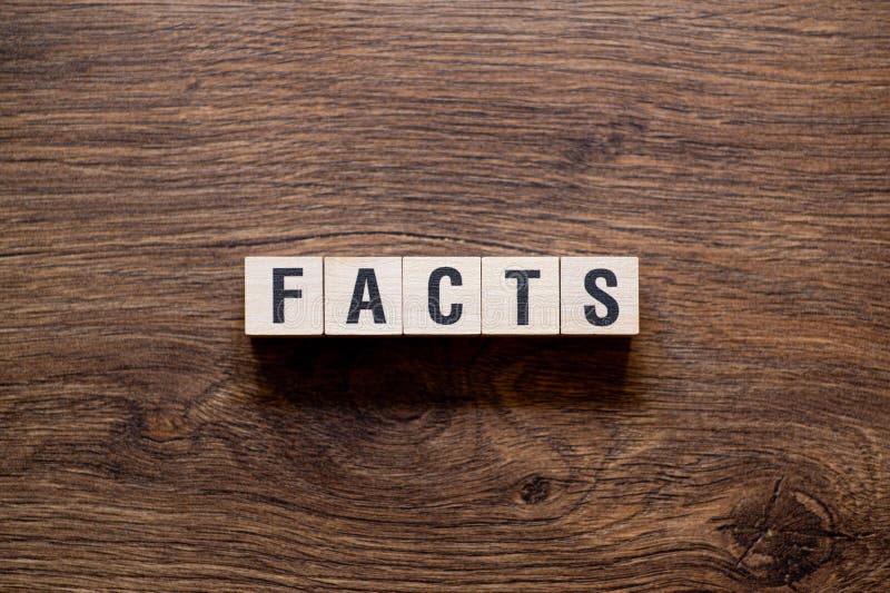 Facts - Word Concept on Building Blocks, Text Stock Photo - Image of ...