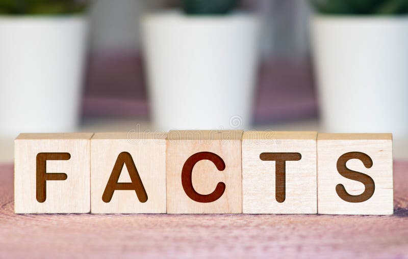Get the Facts Word Concept on Cubes Stock Image - Image of stats, media ...