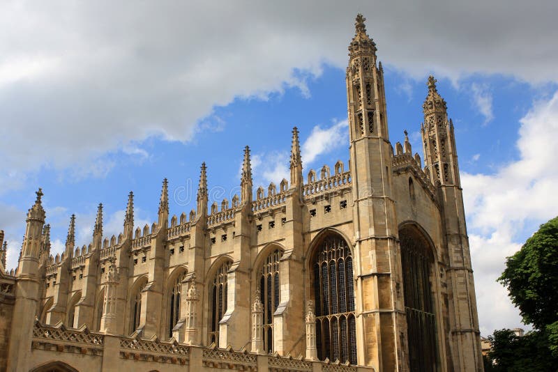 A Faculdade Capela Do Rei, Cambridge. Imagem de Stock - Imagem de ...