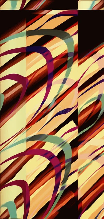 Fade Color Combination Pattern Art Picture Stock Illustration ...