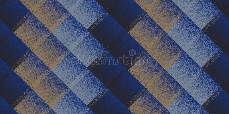 Fade Dotwork Rhombus Shapes Vector Geometric Seamless Pattern. Stock ...