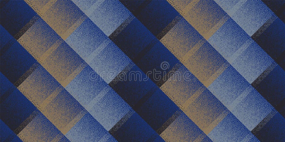 Fade Dotwork Rhombus Shapes Vector Geometric Seamless Pattern. Stock ...