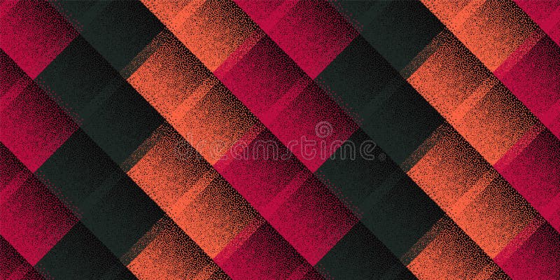 Fade Dotwork Rhombus Shapes Vector Geometric Seamless Pattern. Stock ...