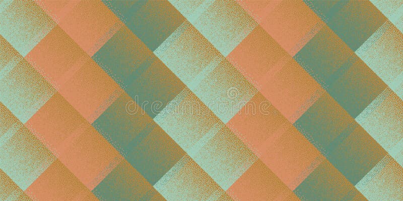 Fade Dotwork Rhombus Shapes Vector Geometric Seamless Pattern. Stock ...
