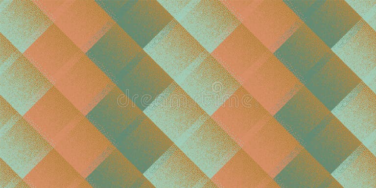 Fade Dotwork Rhombus Shapes Vector Geometric Seamless Pattern. Stock ...