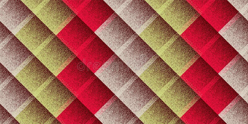Fade Dotwork Rhombus Shapes Vector Geometric Seamless Pattern. Stock ...