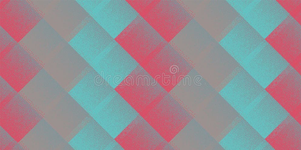 Fade Dotwork Rhombus Shapes Vector Geometric Seamless Pattern. Stock ...