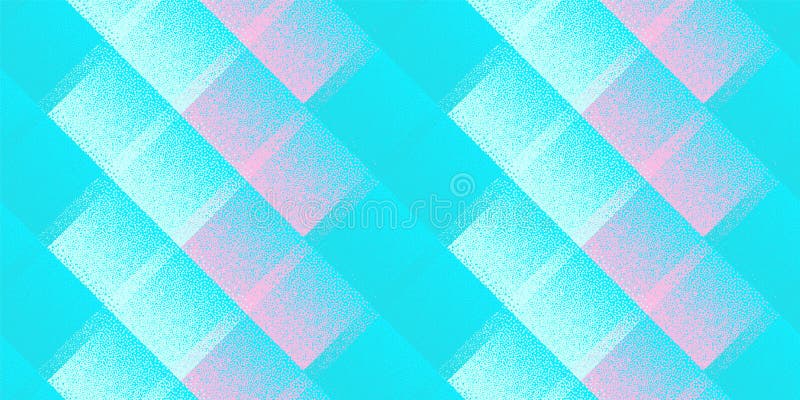 Fade Dotwork Rhombus Shapes Vector Geometric Seamless Pattern. Stock ...