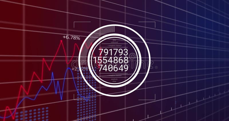 On Fade-in Interface Radial Ring Rotating Updating Numbers Red or Blue Graphs Sliding ...